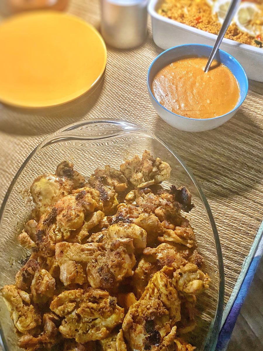 MARINATED CHICKEN WITH PEANUT SAUCE – MUNCH A BUNCH